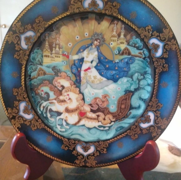 Sergei B. Devyatkin | Accents | Winter Majesty By Sergei B Devyatkin The Russian Seasons Plate ...